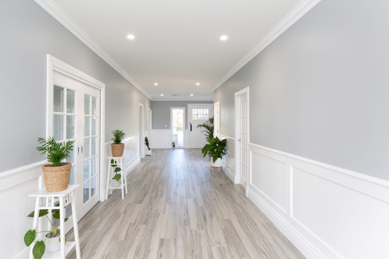 Wainscoting for hallways
