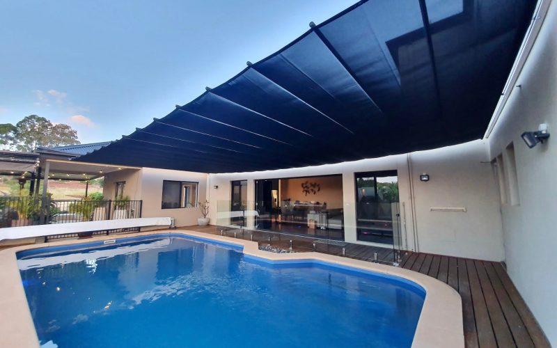 Enjoy your pool even on the hottest day with a pool shade