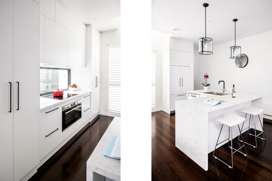 An all white Kitchen Affair - Completehome