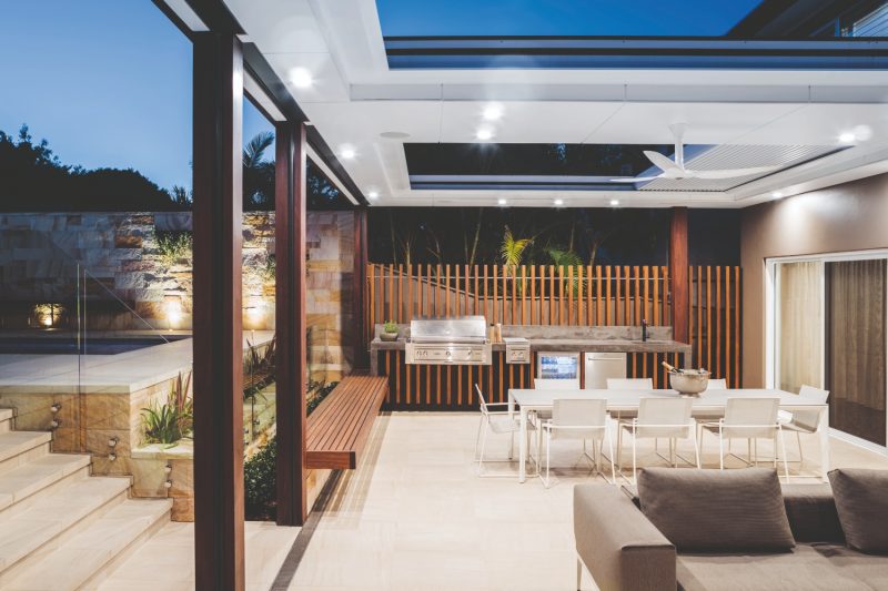 A well-designed poolside cabana that will embrace the outdoors