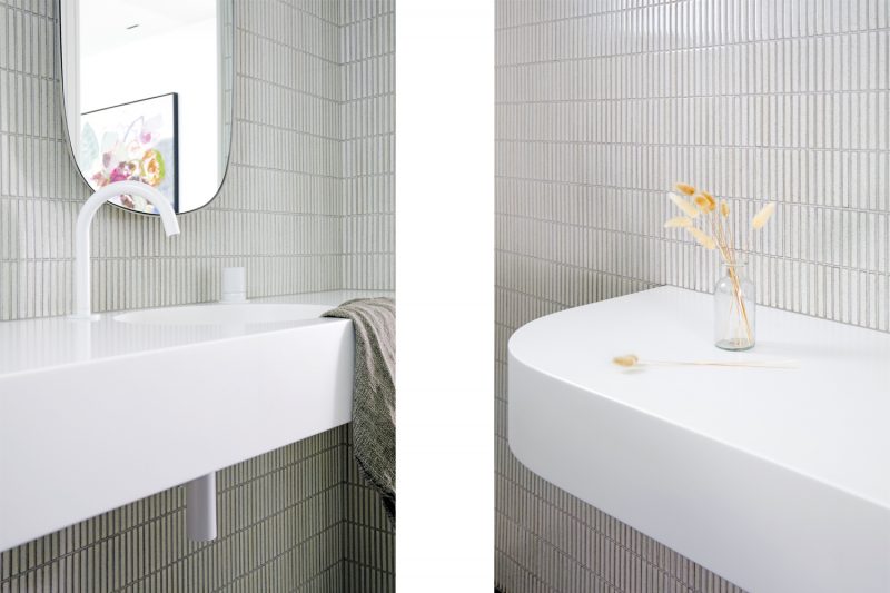 A Strategic use of Space has Transformed This Powder Room into a ...