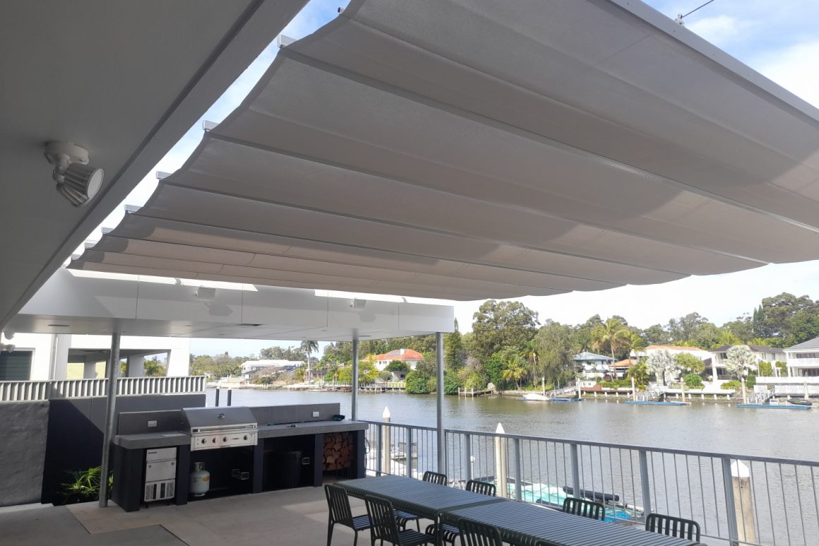 A retractable shade system is a must-have item for this summer