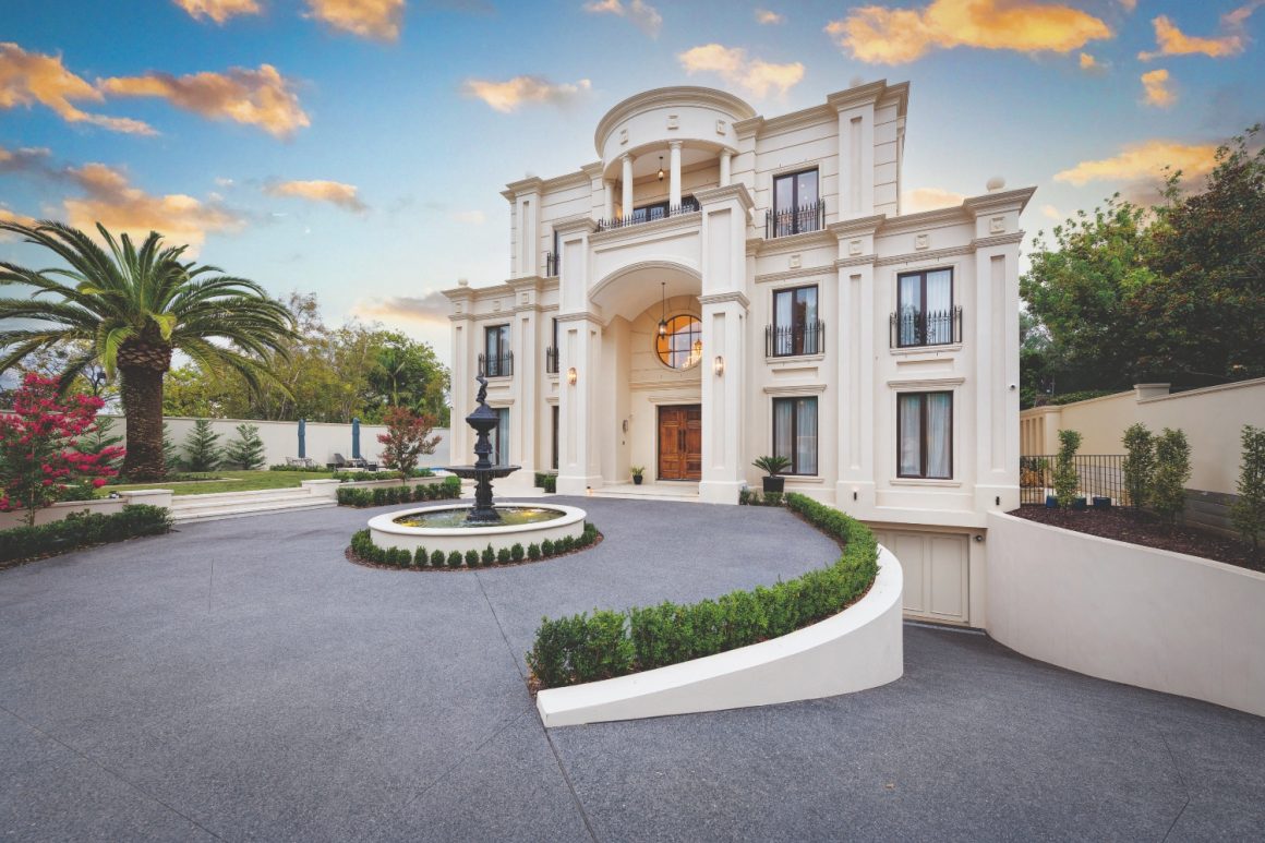 This luxury home is what it is, because of it's classical styles