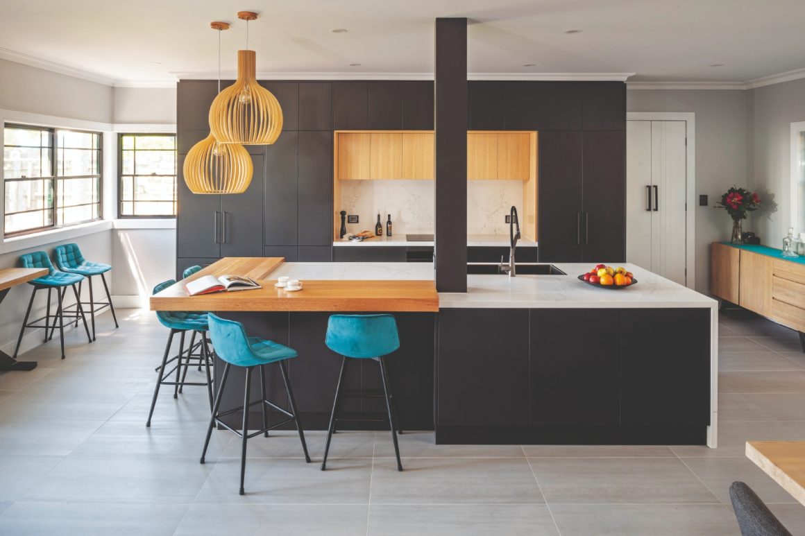 A dramatic kitchen by Smith & Smith that exceeded expectations