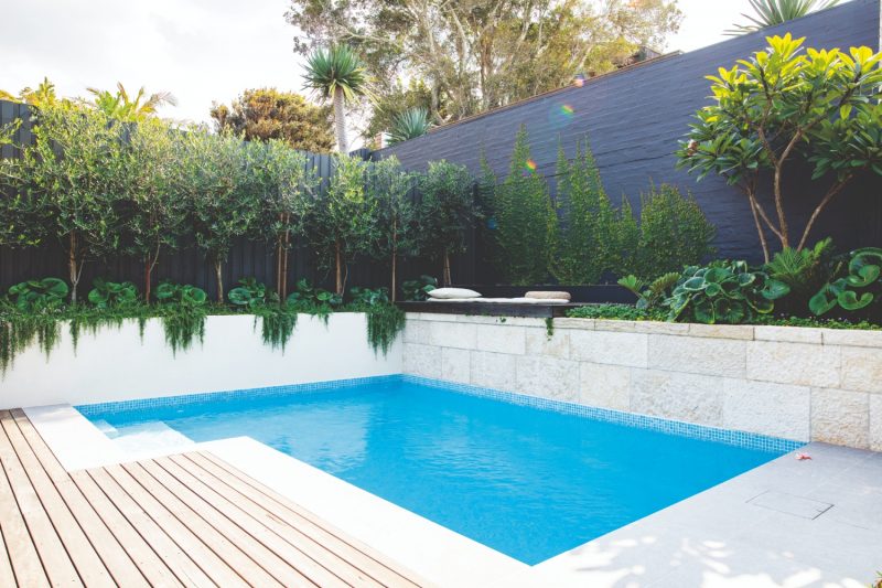 This Australian garden was so inviting with its pool, lush planting and ...
