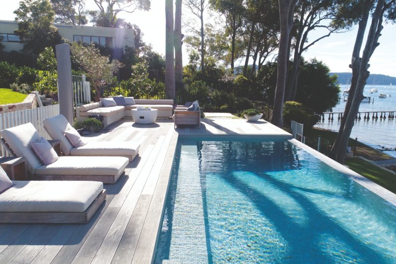 This Dream Pool by the Bay Creates a Stunning Waterfront Oasis
