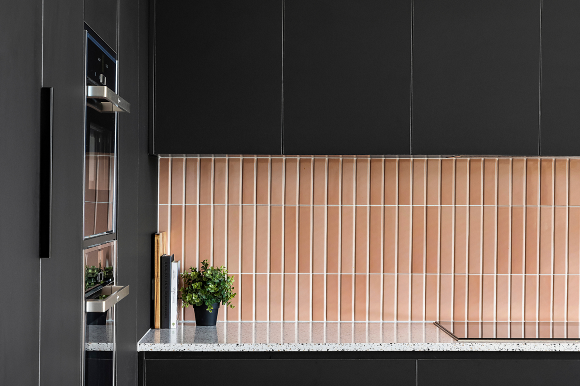 Stylish kitchen transformation at Rhodes House Renovation with Wilsonart