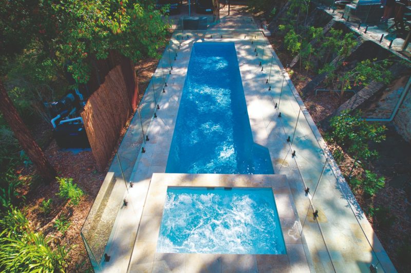 A fibreglass lap pool in Adelaide Hills - Completehome