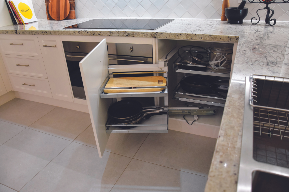 This Cabware kitchen has a fresh and innovative new look