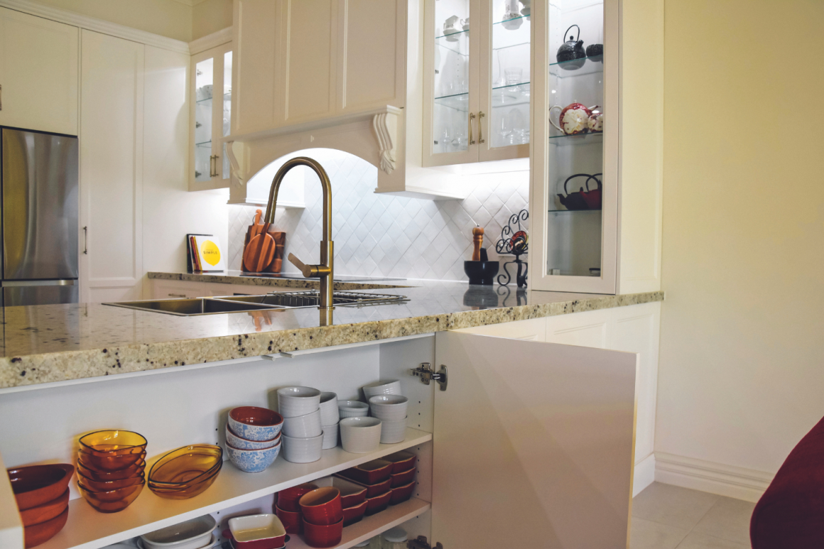 This Cabware kitchen has a fresh and innovative new look