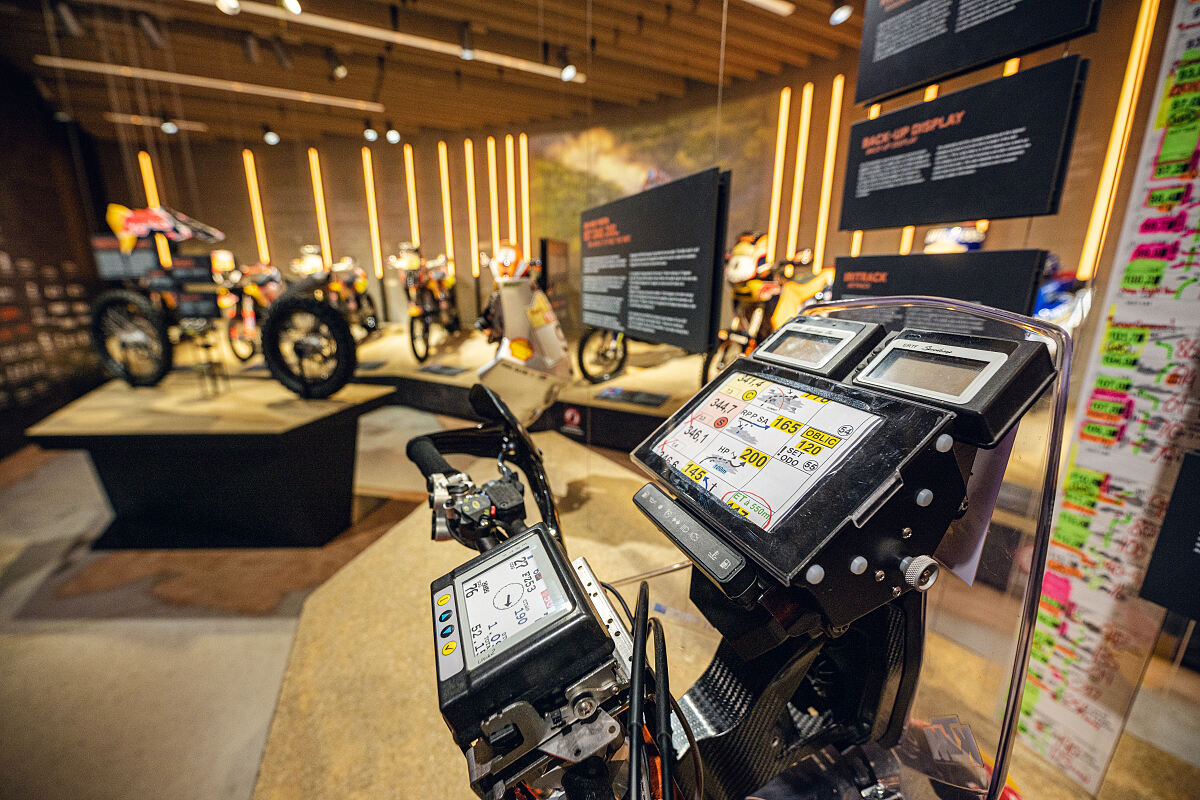 KTM MOTOHALL LEGENDS OF THE DAKAR DISPLAY | Dirt Action