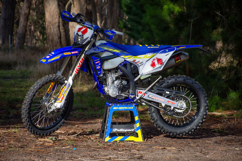 SHERCO 300 SEF FACTORY // JONTE REYNDERS A4DE COMMEMORATIVE EDITION ...