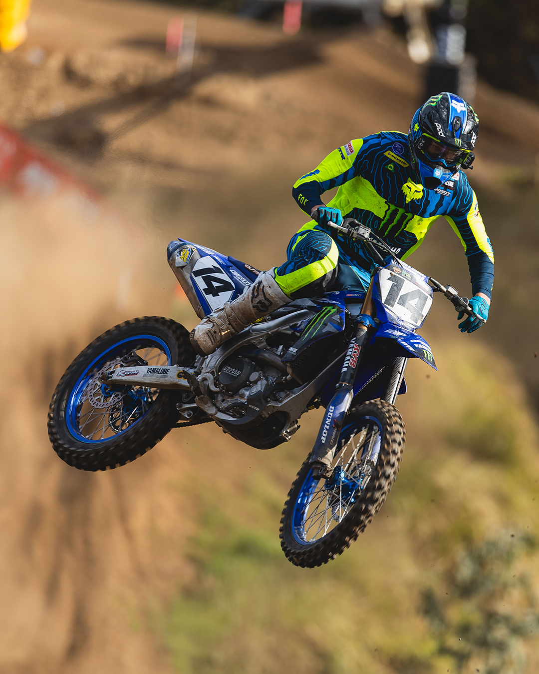 Connolly MX2 Champ, Webster one hand on the MX1 crown after MX Farm ...