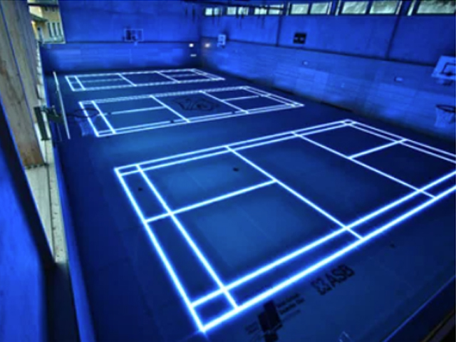 LED Illuminated Glass Sports Flooring - Project | ODS