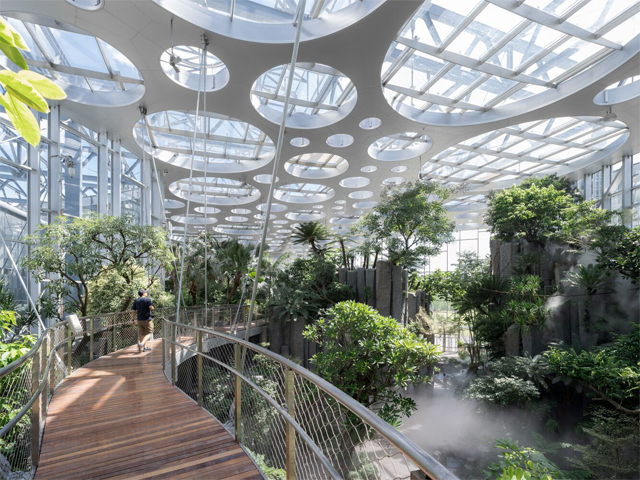 Industrial Building Transformed Into Greenhouse Garden - Project | ODS