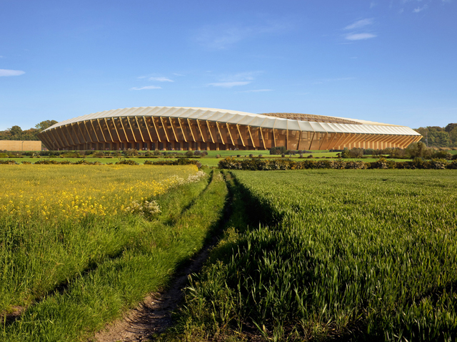 First All-Timber Stadium Design Revealed - Project | ODS