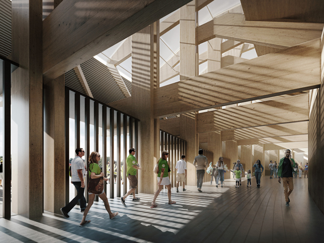 First All-Timber Stadium Design Revealed - Project | ODS