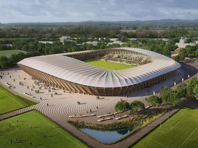 First All-Timber Stadium Design Revealed | ODS