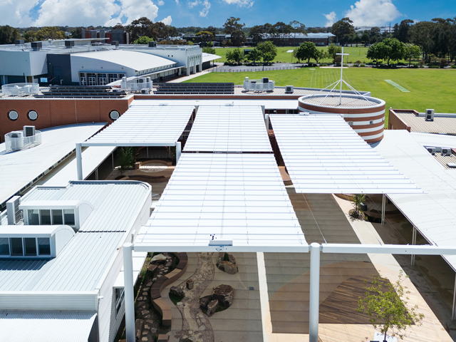 Award-Winning Outdoor Shade Installation Transforms Learning Spaces | ODS