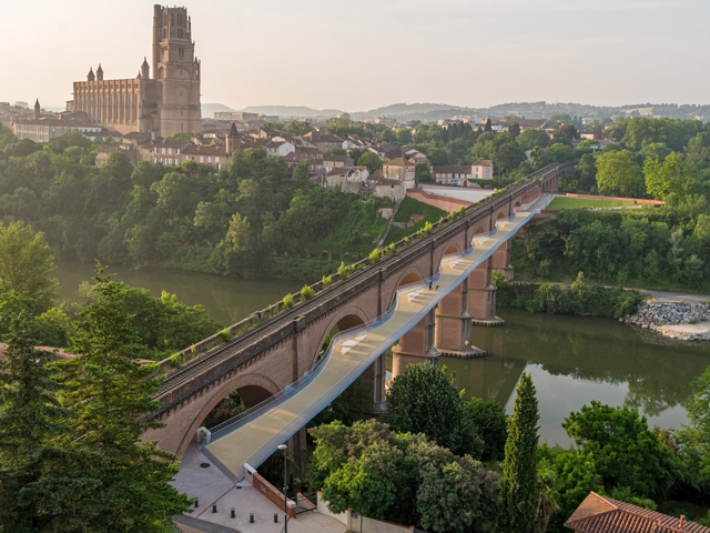 French Footbridge Curves With Viaduct Arches | ODS