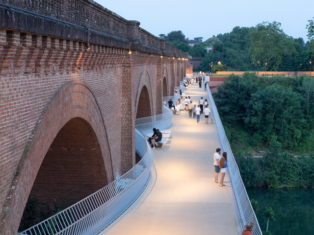 French Footbridge Curves With Viaduct Arches | ODS
