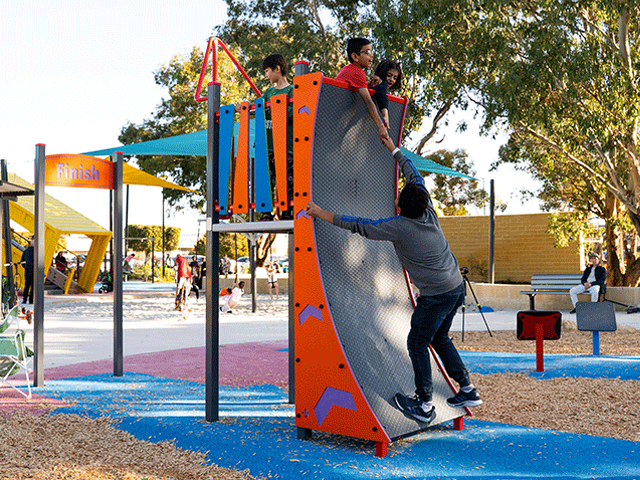 Exciting Obstacle Course Playspace at Ballajura Intergenerational ...