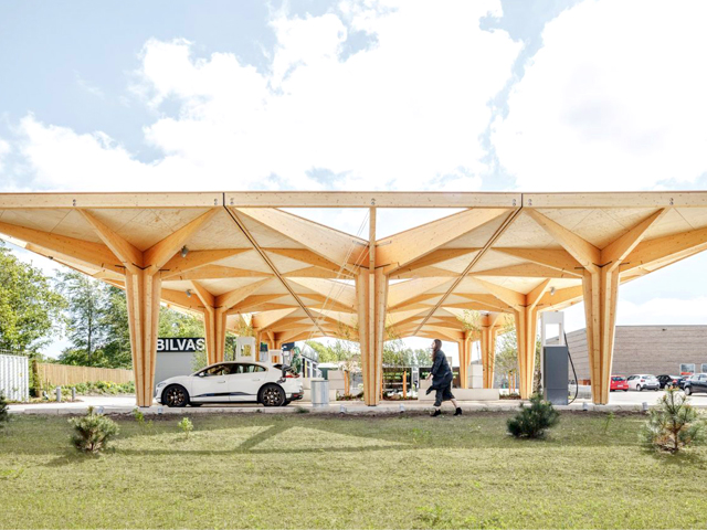 Timber Car Charging Stations Create Rest - Project | ODS