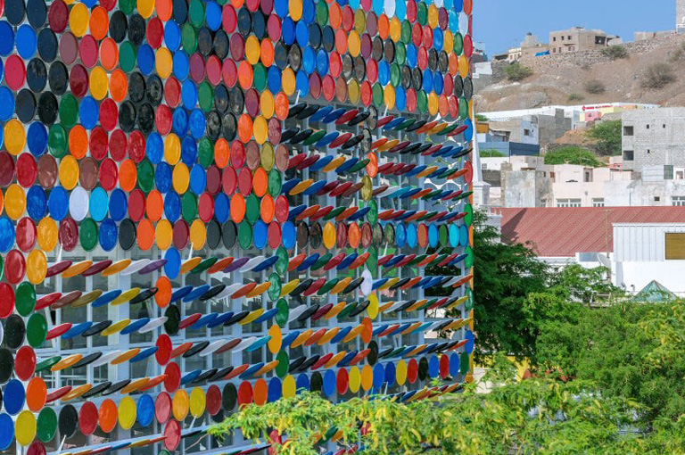 Barrel Lid Building Facade - Project | ODS