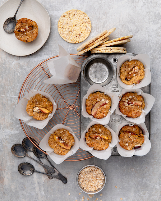 Nectarine & Brown Sugar Muffins