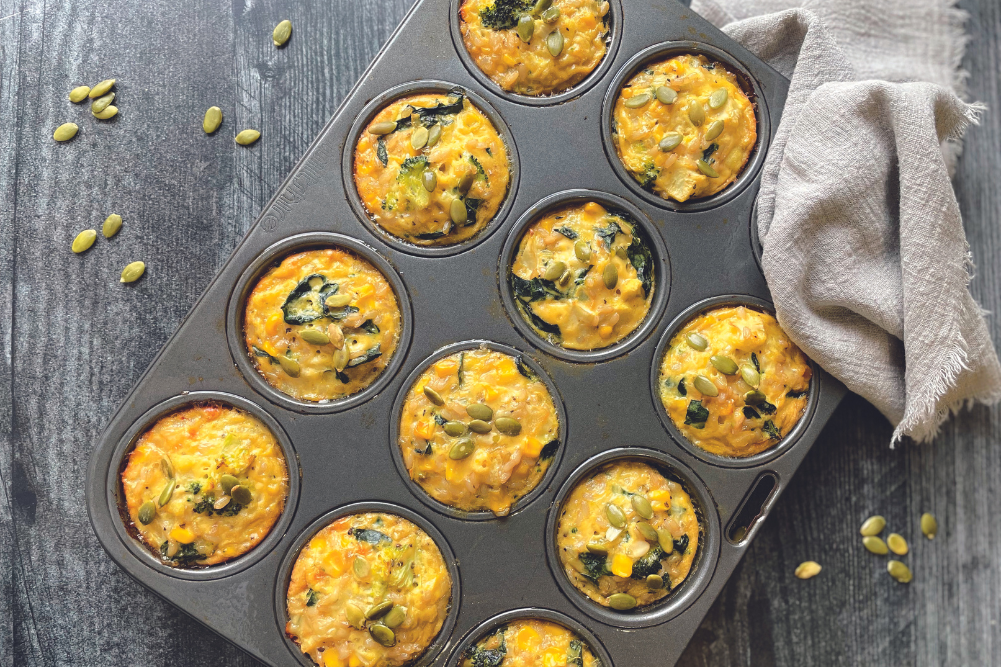 Veggie & Brown Rice Timbales - WellBeing Magazine