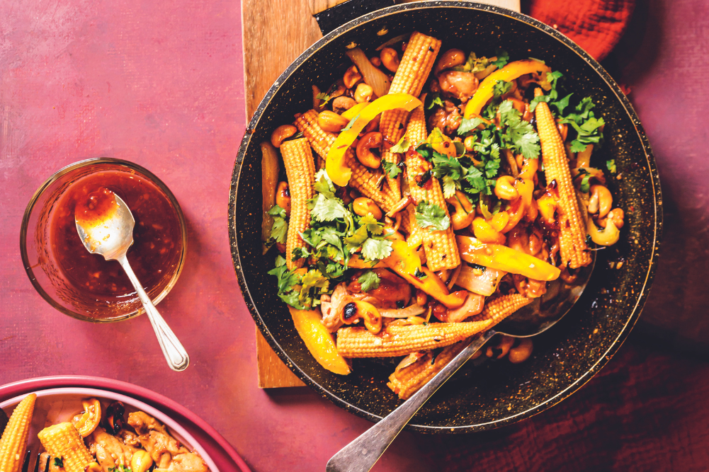 Chilli Chicken, Baby Corn & Cashew - WB Magazine