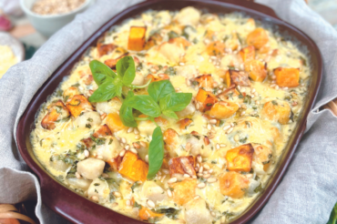 Baked Cheesy Gnocchi with Pumpkin, Basil & Pine Nuts - WellBeing Mag