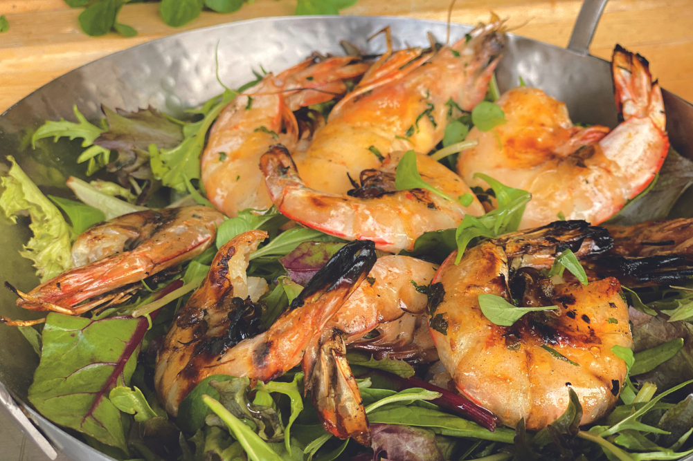 Lime & Coriander Barbecue Prawns - WellBeing Magazine