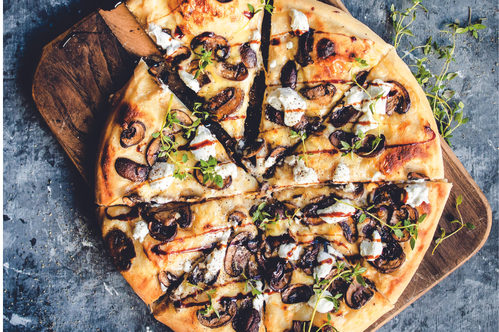 Mushroom & Goat’s Cheese Pizza - WellBeing Magazine