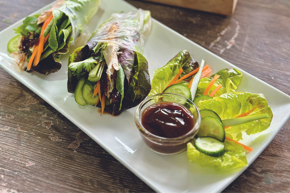 Super Green Rice Paper Rolls with Chicken - WellBeing Magazine