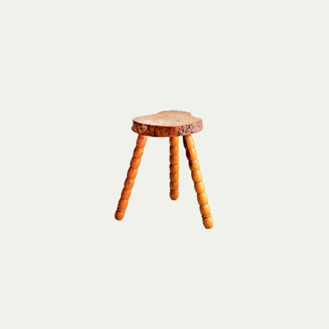 Grand Designs Australia Magazine - Brutalist timber art stool